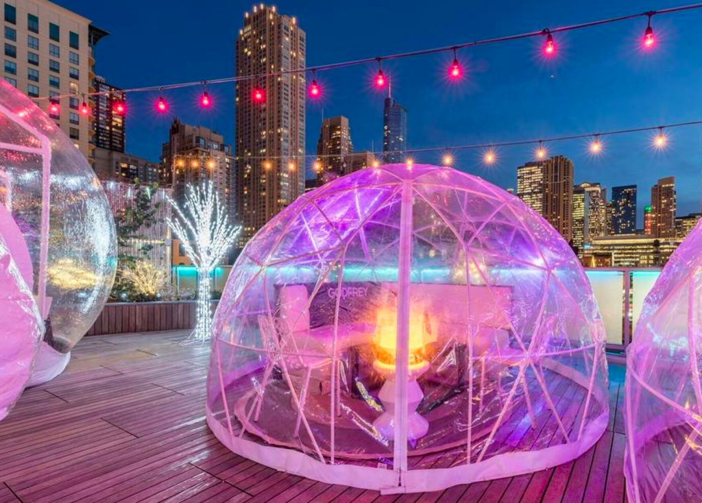 Luxe Chicago Hotel with Rooftop Igloos