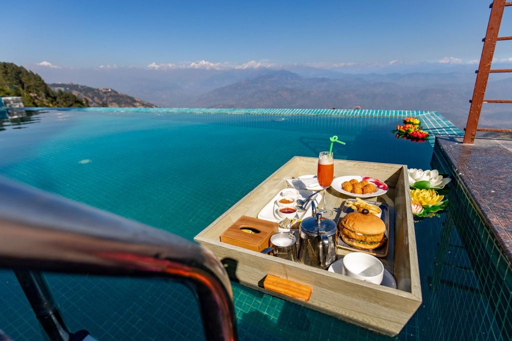This Hotel's Infinity Pool Looks Out at Mt. Everest