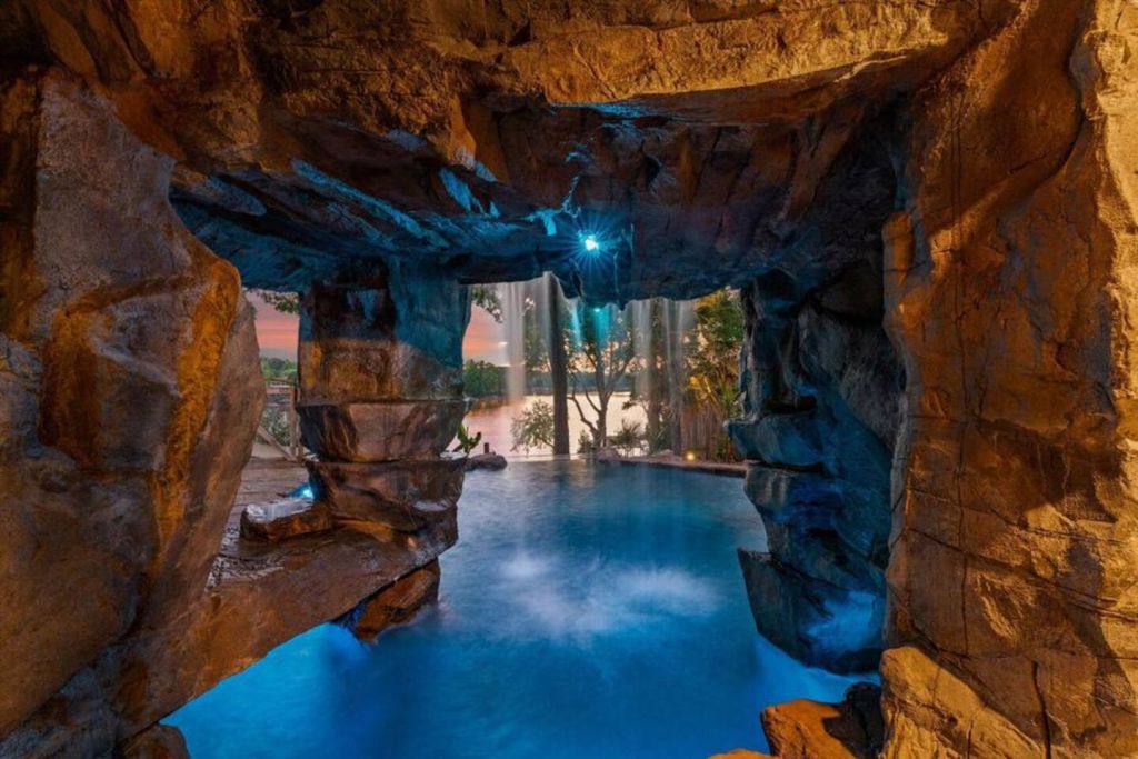 This North Carolina Stay Has a Cave Bar & Grotto Pool