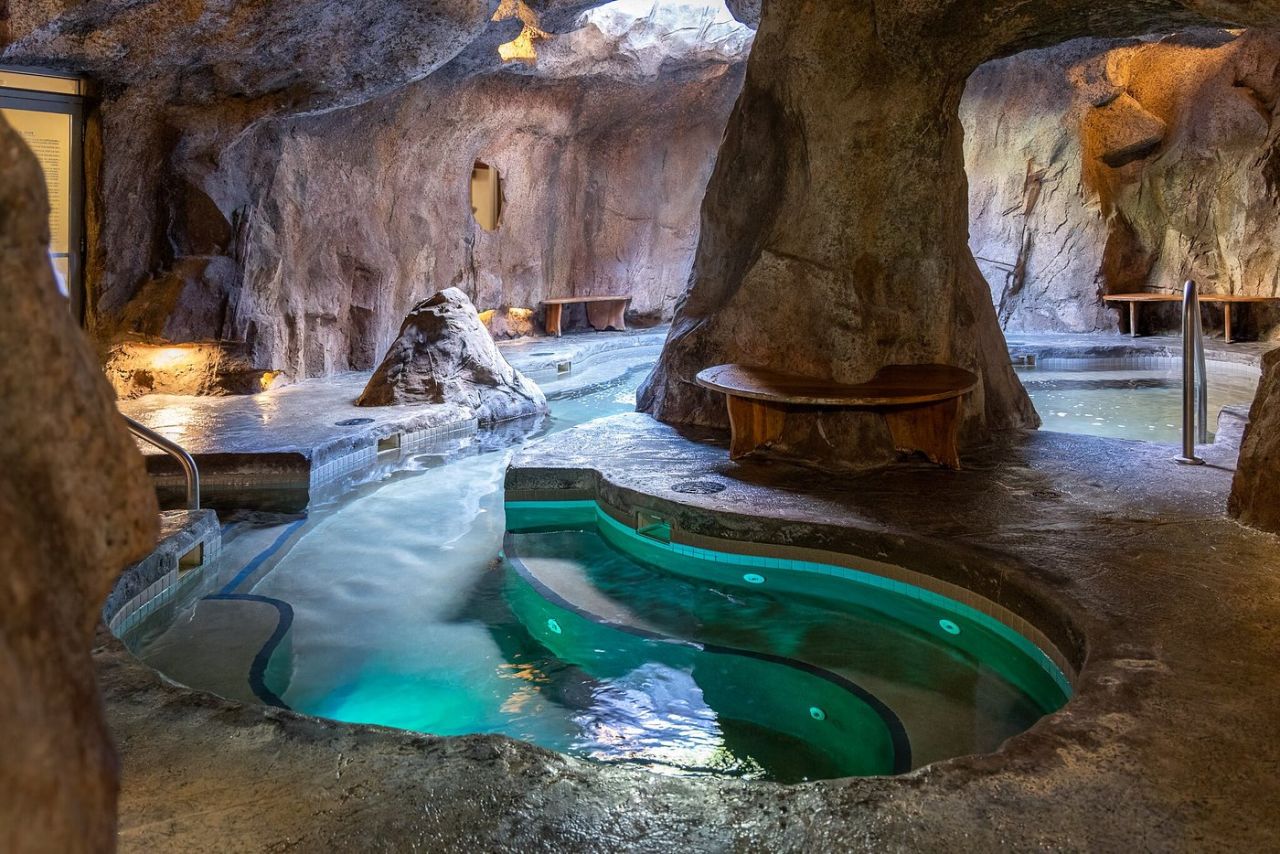 Hotel in Banff with an Underground Cave Pool | TravelPirates