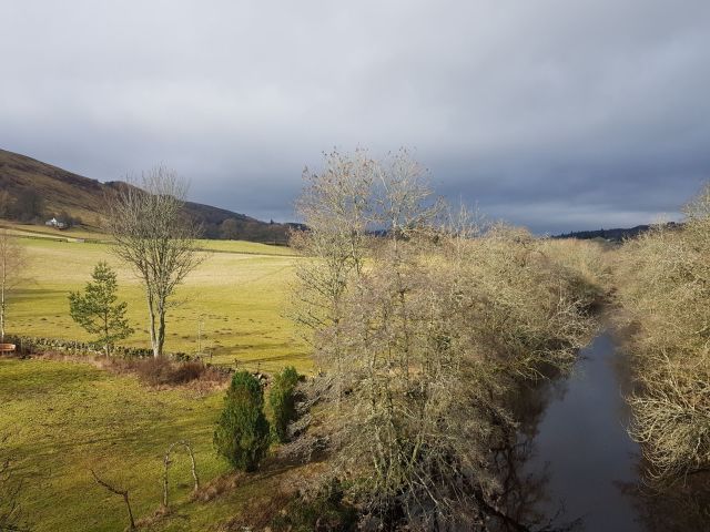 Stay in this unique bridge house in Scotland with its own sauna
