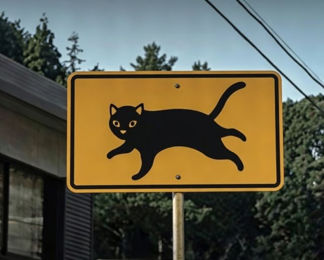 Japan Has Road Sign of Jumping Cats to Warn Drivers | TravelPirates