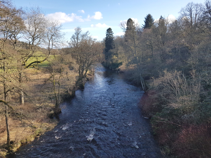 Stay in this unique bridge house in Scotland with its own sauna