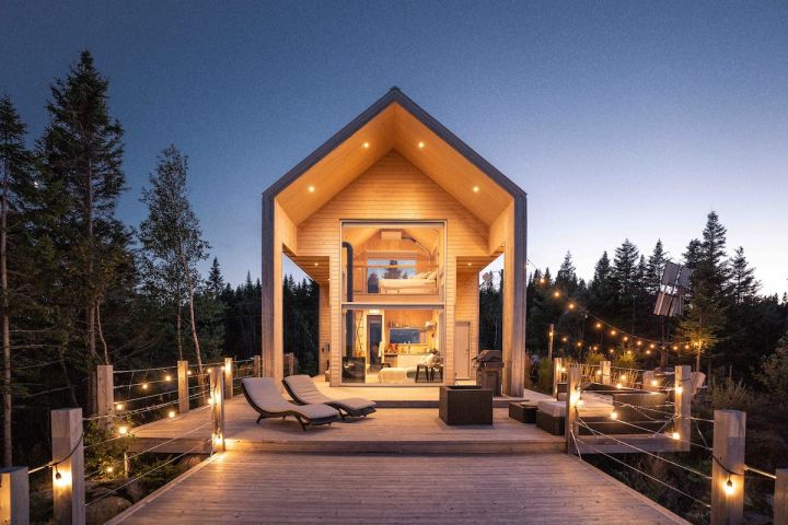 Luxus-Tiny House in Quebec 🍁