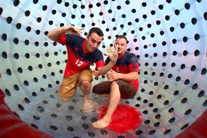 Don't know about aqua zorbing? We'll fill you in👀💦