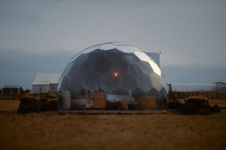 Affordable Invisible Dome Glamping Experience in Iceland