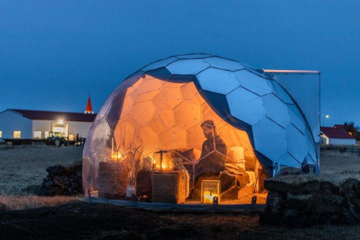 Affordable Invisible Dome Glamping Experience in Iceland