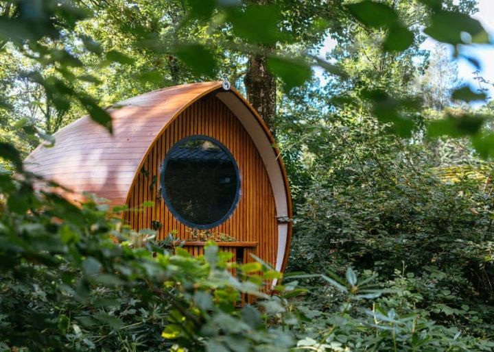 4-night West Country woodland pod stay with hot tub 🤩