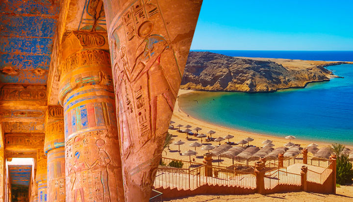 Piramidi + Crociera sul Nilo + Mar Rosso in un unico viaggio!🐪🐠🏖️