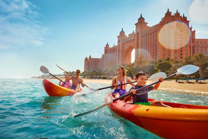 5-star half-board break at 📍 Atlantis The Palm 😍🏝️
